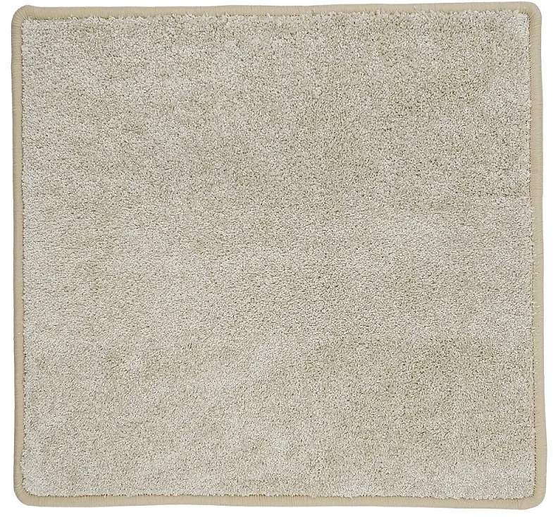 Vopi, Kusový koberec Capri Lux cream čtverec, 80x80, béžová, chodba / předsíň