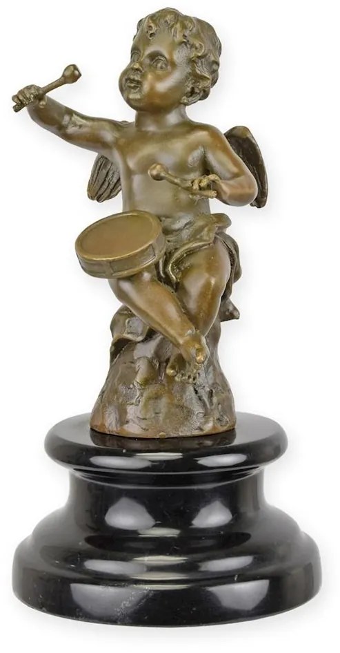 Bronzová socha soška - Putti Anděl