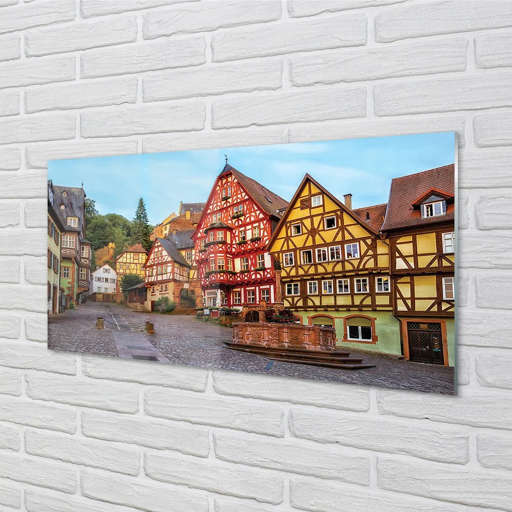 akrylový obraz Germany Staré Město Bavorsko 140x70 cm