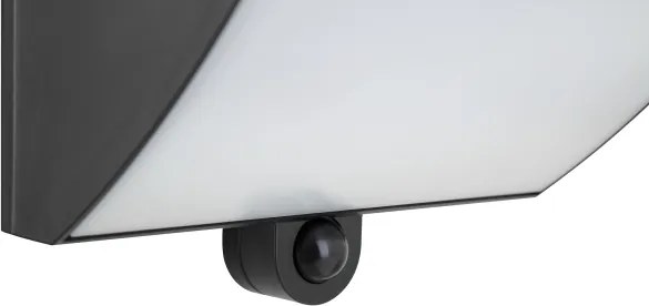 Brilliant - LED Solární nástěnné svítidlo SIERRA LED/6W/3,7V 2000 mAh IP54 černá