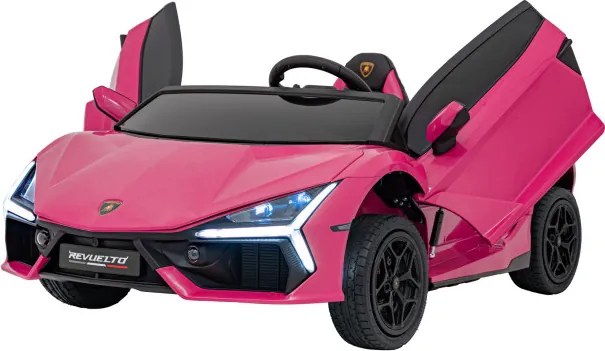 Elektrické autíčko Lamborghini Revuelto XL STRONG růžové
