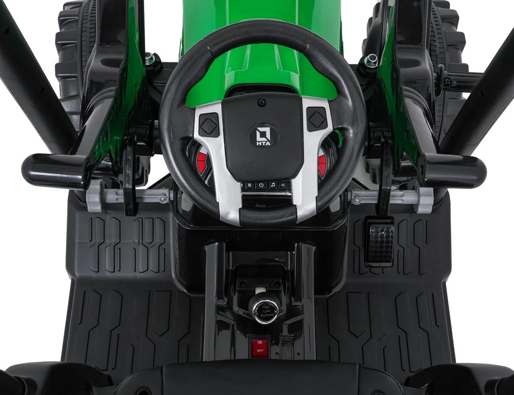 Ramiz MEGA traktor D68 s přívěsem zelený