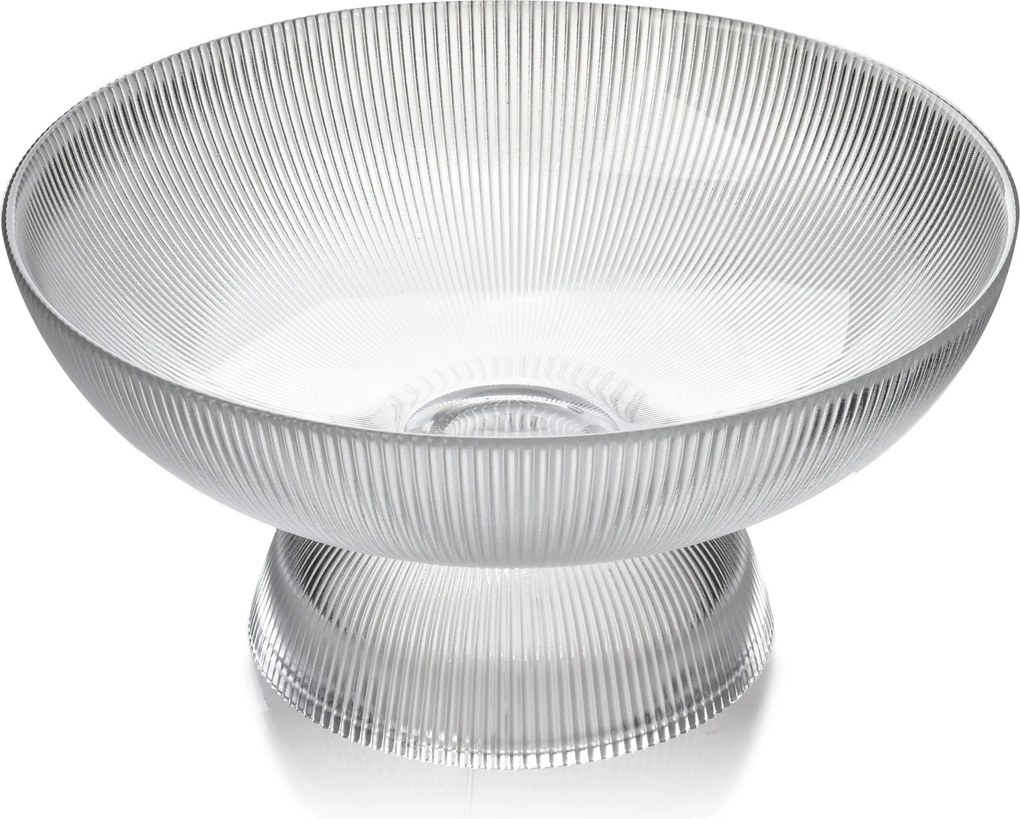 Skleněná mísa RIBBING 1,8 L transparentní