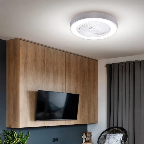 Brilagi-LED Stmívatelné svítidlo s ventilátorem LED/30W/230V 3000-6500K bílá+DO