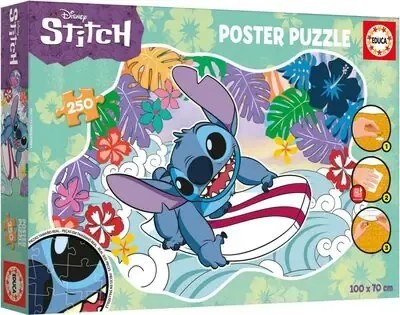 EDUCA Poster puzzle Stitch / 250 dílků / od 8 let