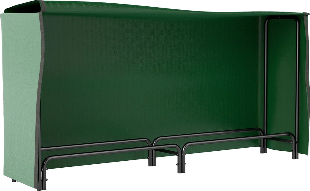 Stojan na palivové dřevo Outsunny 200x36x99 cm nastavitelný s vodoodpudivým krytem na palivové dřevo na zahradě a terase z kovu Černá | Aosom.de
