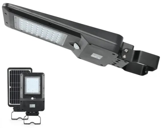 LED Solární pouliční lampa se senzorem STREET LED/15W/7,4V 4000K IP65 5400 mAh