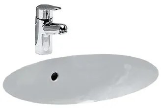 Laufen Birova - Vestavné umyvadlo 530x405 mm, s přepadem, bílá H8111910000001