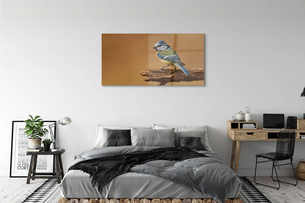 akrylový obraz Pták 125x50 cm