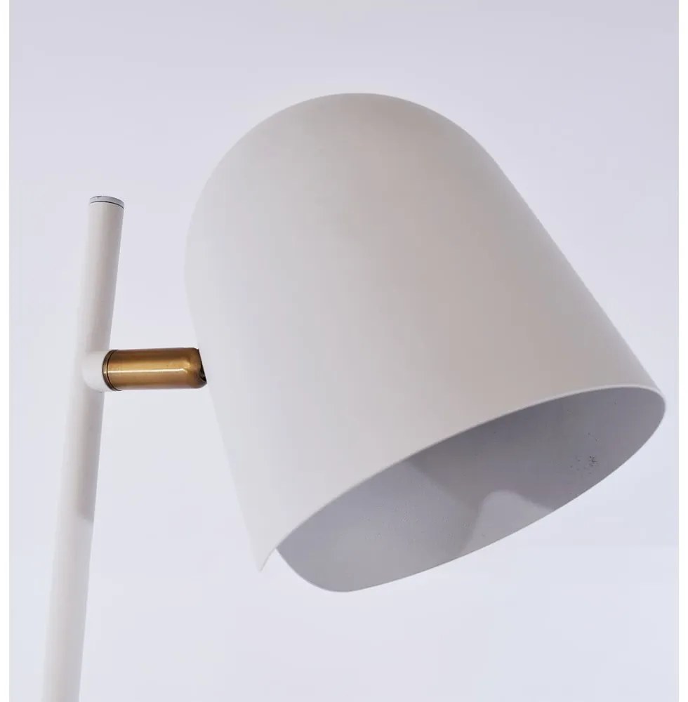 Bílá stolní lampa SULION Paris, výška 40 cm