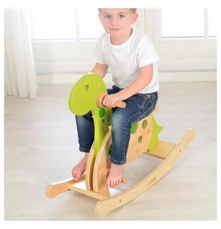Masterkidz Dřevěný houpací dinosaurus pro děti