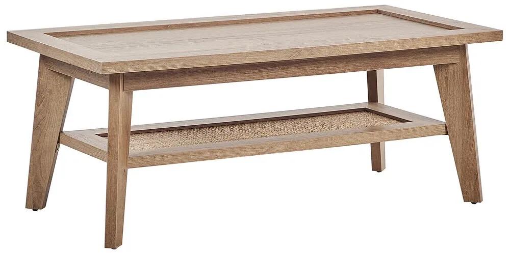 Konferenční stolek světlé dřevo SIMLA Beliani