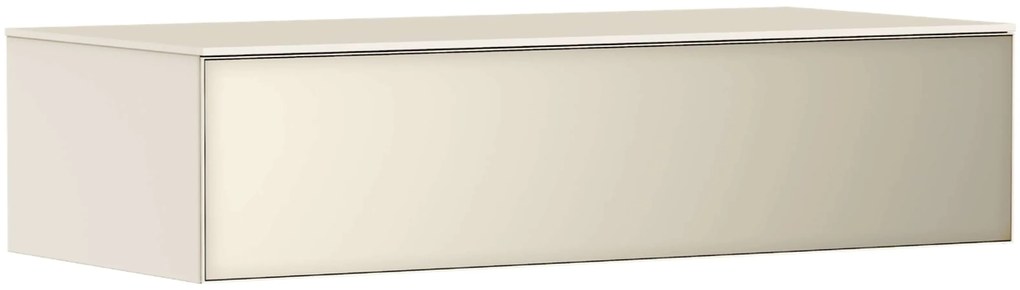 Hansgrohe Xevolos E - Boční skříňka, 29x118x55 cm, 1 zásuvka, matná béžová/metalická béžová 54326790