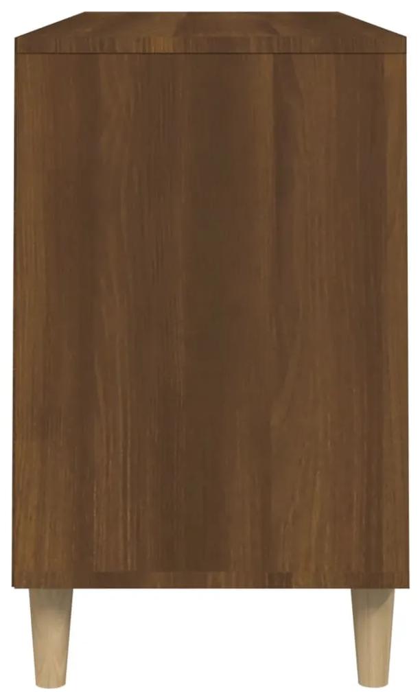 Botník hnědý dub 102x36x60 cm kompozitní dřevo