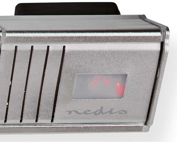 Nedis HTPA30ESS - Venkovní elektrické topné těleso 2000W/230V IP65 + DO
