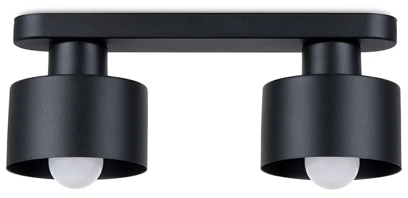 Sollux Lighting Stropní svítidlo SAVAR 2 černé