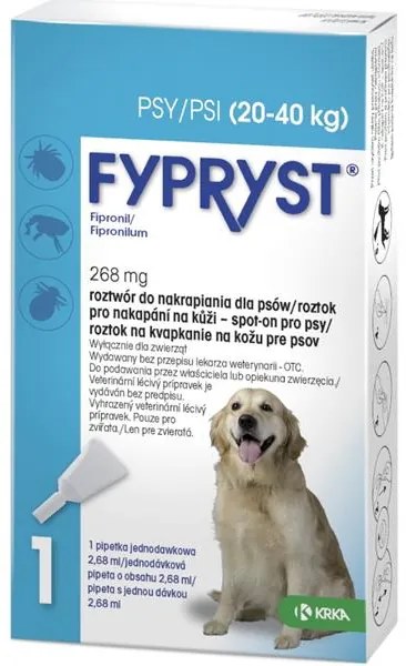 Fypryst spot on a.u.v. L (pes 20-40kg) sol 1x2,68 ml