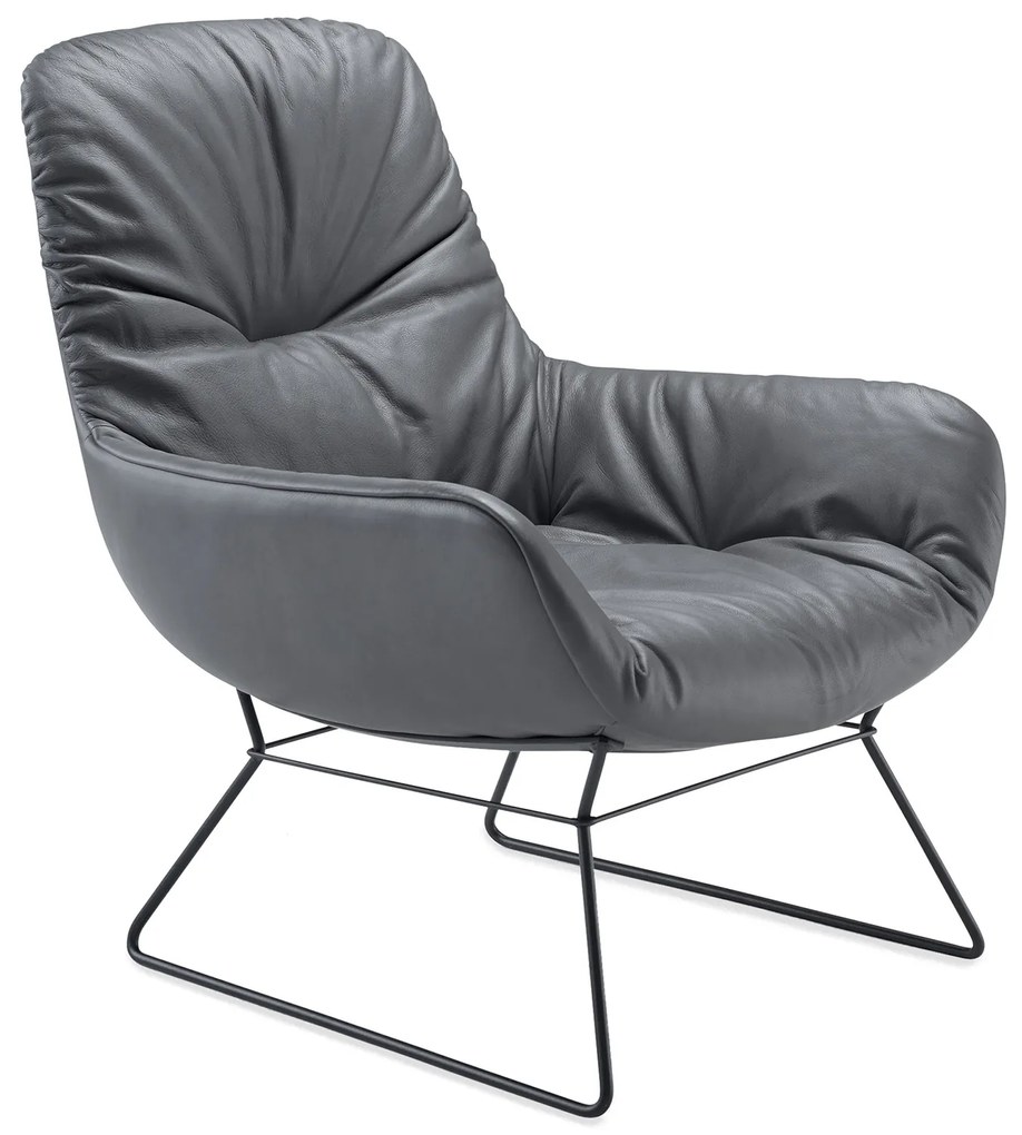 Freifrau Manufaktur designová křesla Leya Lounge Chair Sledge