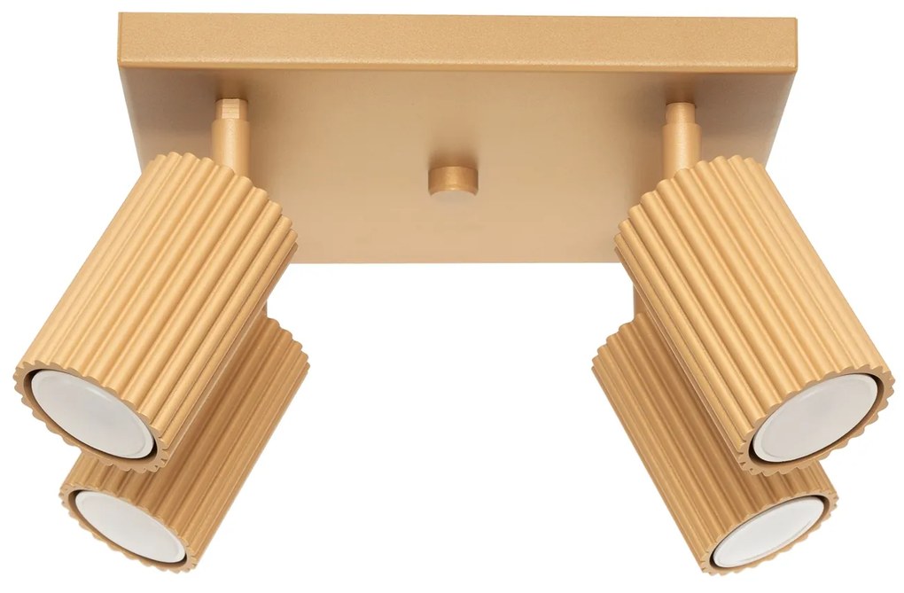 Sollux Lighting Stropní svítidlo KARBON 4 zlaté