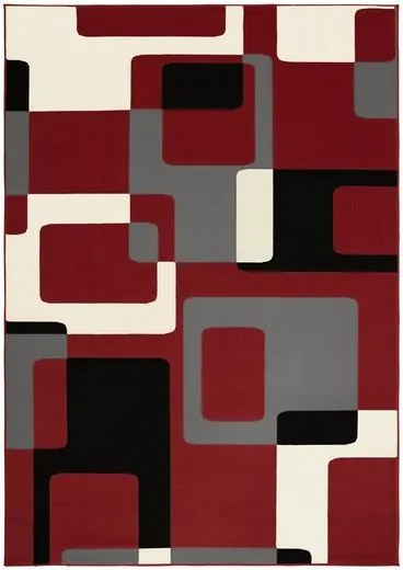Moderní kusový koberec Hamla 102014 červený Typ: 200x290 cm