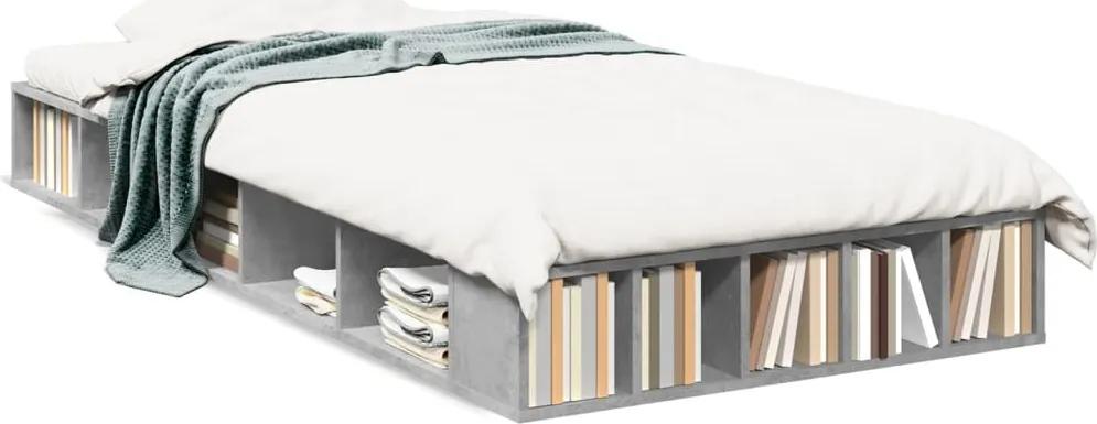 vidaXL Rám postele 90 x 190 cm kompozitní dřevo [3280527] Barva: kouřový dub