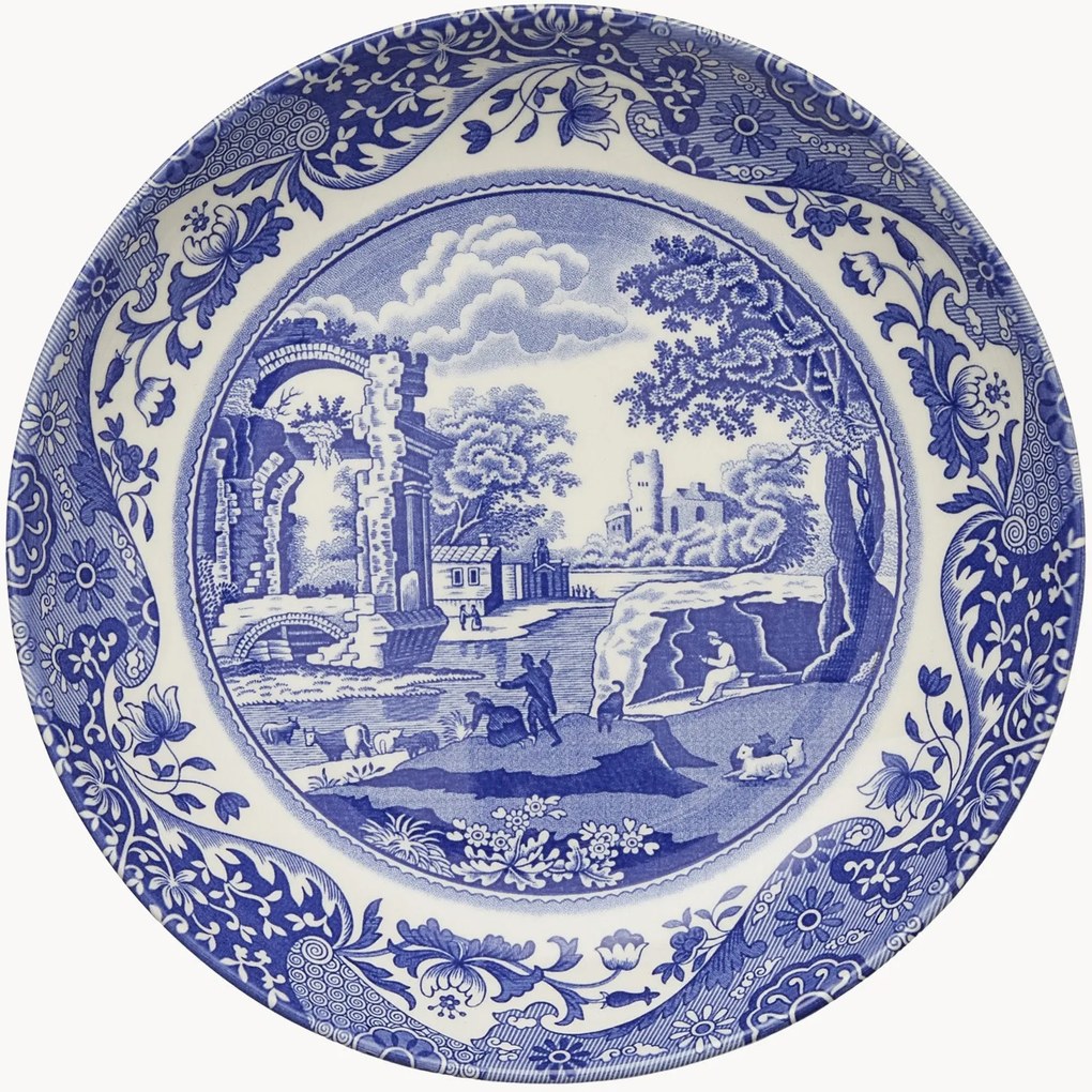 Sada hlubokých talířů Italian Blue, 4 díly