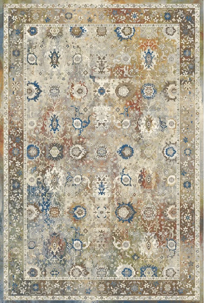 BE Koberec Vintage 1489 MULTI - vícebarevný obdélníkový Rozměr: 120x180 cm