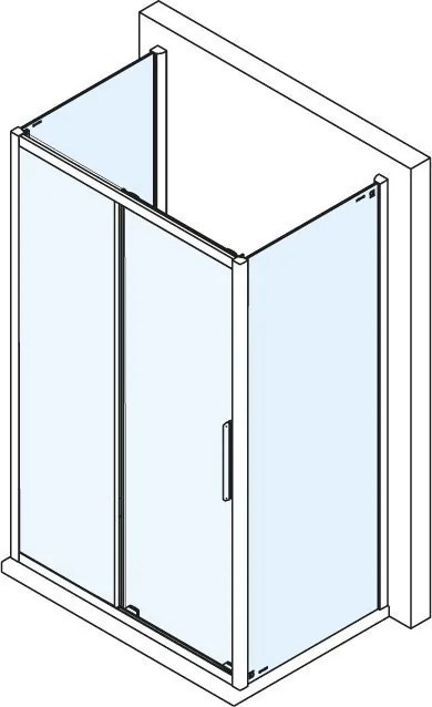 Polysan Polysan, EASY sprchový kout tři stěny 1400x700mm, L/P varianta, čiré sklo, EL1415EL3115EL3115