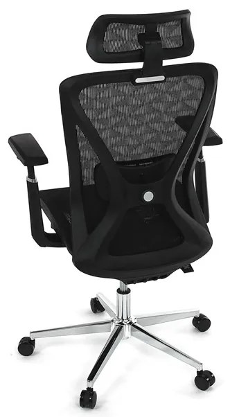 Ergonomická kancelářská židle NILS - černá síťovina Barva: černá