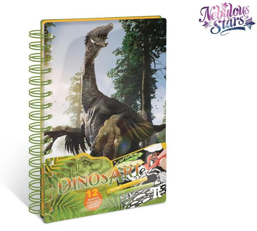Dinosart Sametové omalovánky