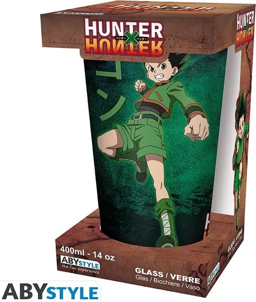 Sklenice Hunter x Hunter - Gon vs Hisoka 400 ml