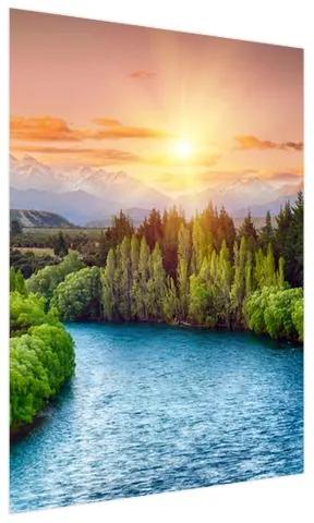Fototapeta Řeka Clutha na Novém Zélandu 150x200cm FT2371B_2M