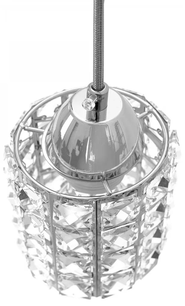 Stropní svítidlo Diamant APP727-1CP stříbrné