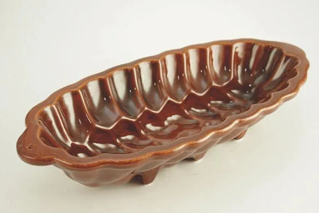 Keramika Krumvíř Keramická forma vánočka malá 41x17 cm
