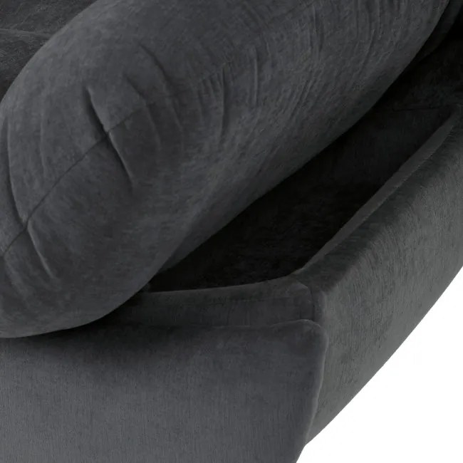 Polohovací křeslo šedé, elektrické TV-7089 GREY2