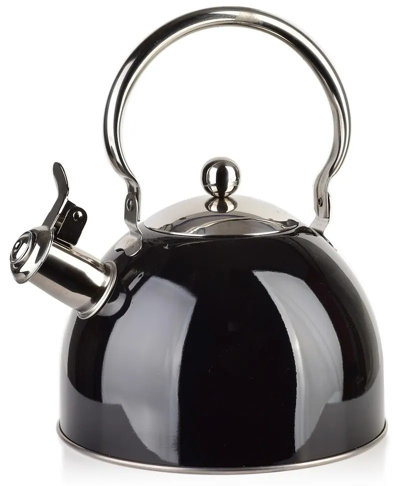 Kovová čajová konvice Liam Black 2,5l