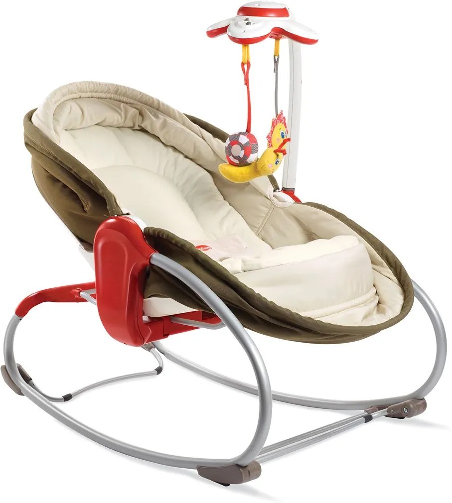 Tiny Love Houpací lehátko 3 v 1 Rocker Napper (hnědá), Barva: hnědá - 7290108861402