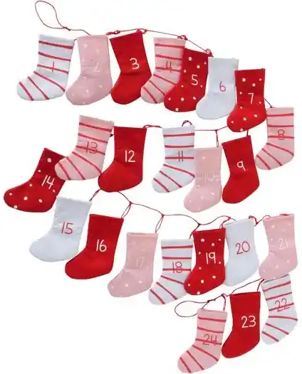 Adventní kalendář Socks, 200 cm | BIANO