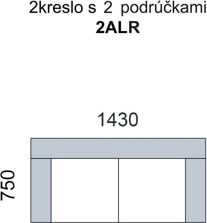 Dřevona - Elitte Pohovka AVA CAFF 2ALR MASSIMO 404