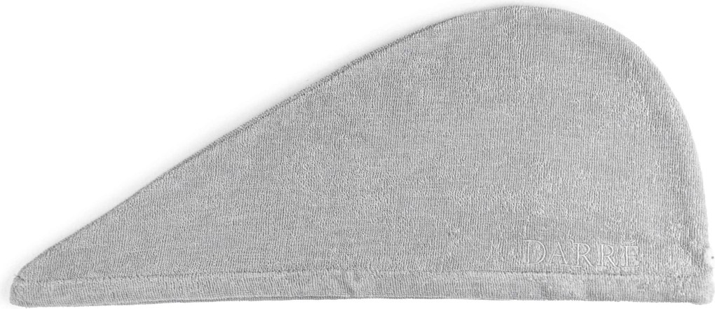 Bavlněný froté turban do sauny a wellness Comfort světle šedý