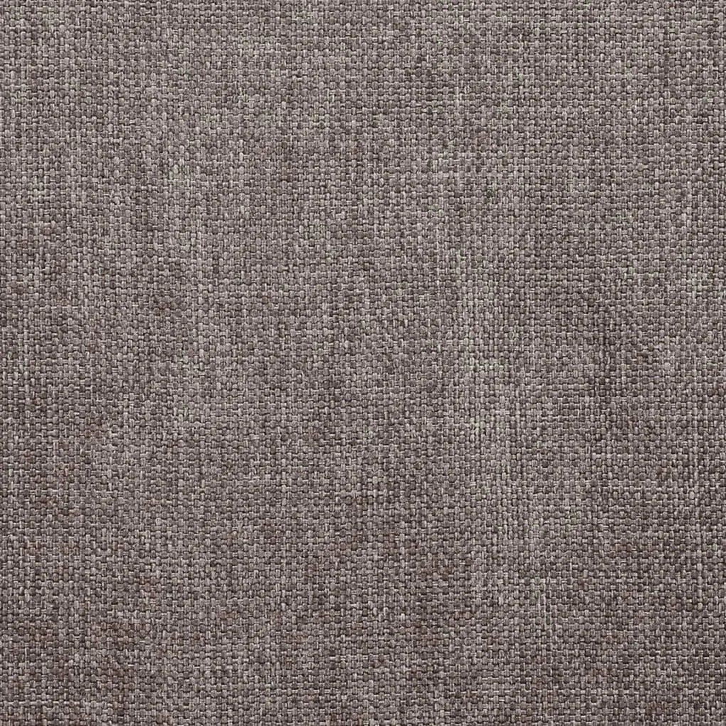 Otočné jídelní židle 4 ks taupe textil 3065680