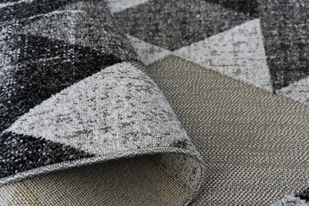 BE Koberec Lagos 1700 GREY - šedý obdélníkový Rozměr: 80x150 cm