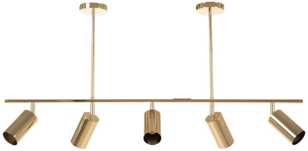 Toolight - Elegantní stropní svítidlo 5xGU10 APP210-3CPR, zlatá, OSW-03401
