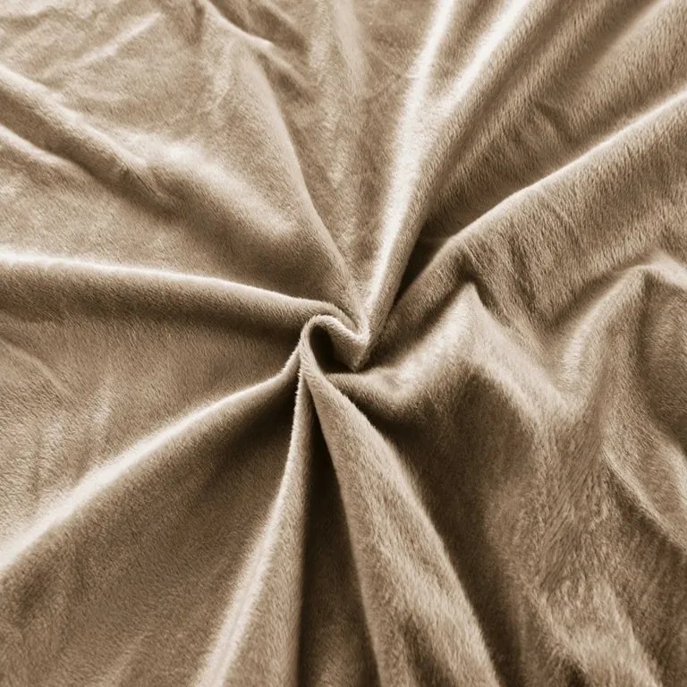 Prostěradlo mikroplyš SOFT 90x200 cm hnědé