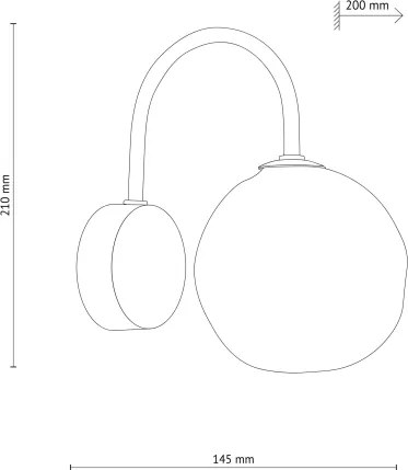 Brilagi - Nástěnná lampa VULCANO 1xG9/8W/230V béžová/kouřová béžová