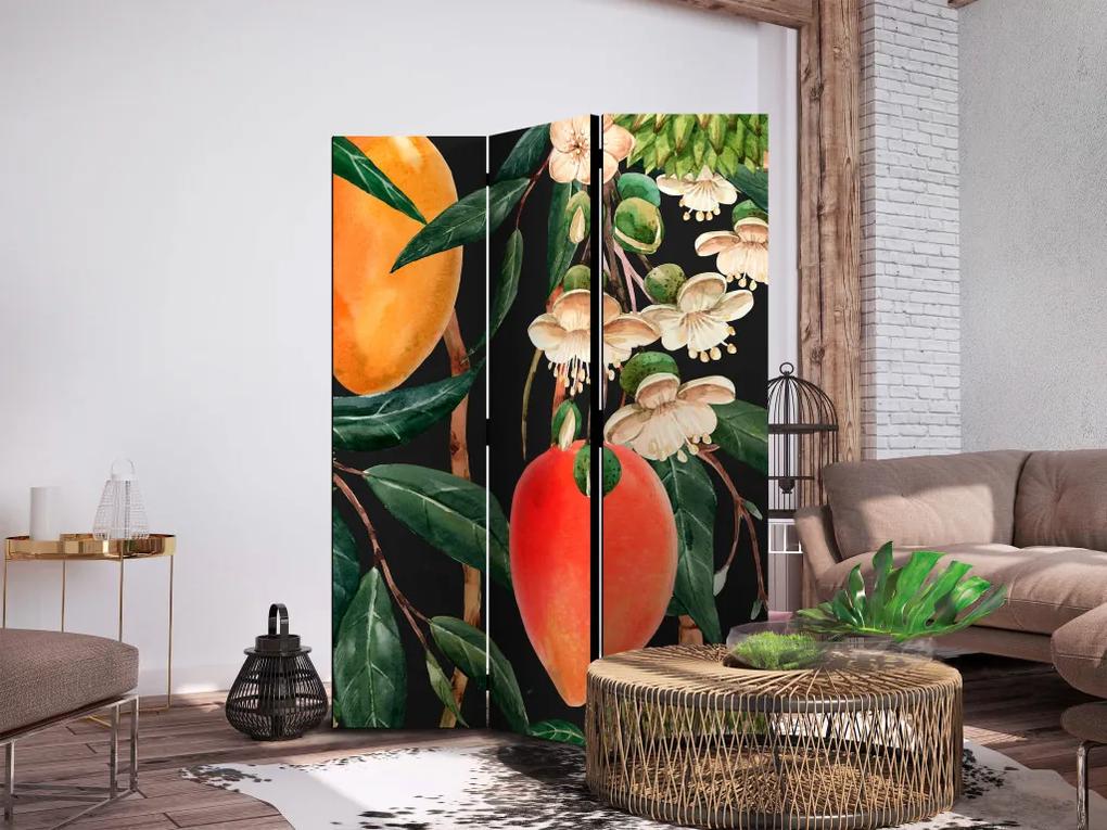 Pokojová zástěna Exotic Fruits - Colorful Tropical Flora [Room Dividers]