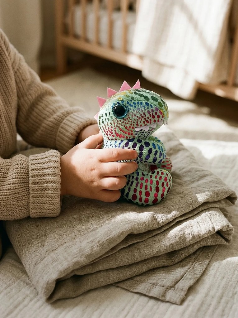 Sinsay - Mazlicí hračka ve tvaru dinosaura s lesklým vzorem - vícebarevná