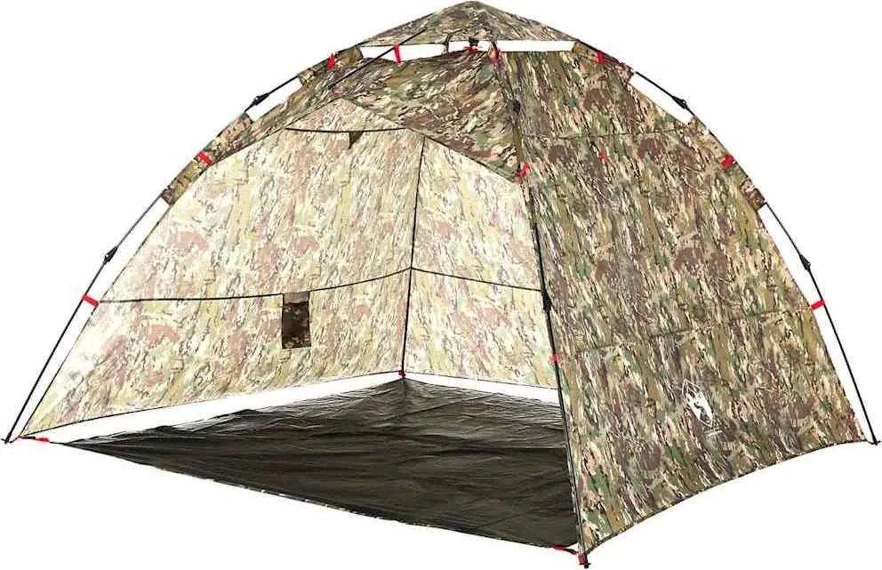 vidaXL Rybářský stan pro 4 osoby rychloupínací [4005325] Barva: Maskáčová