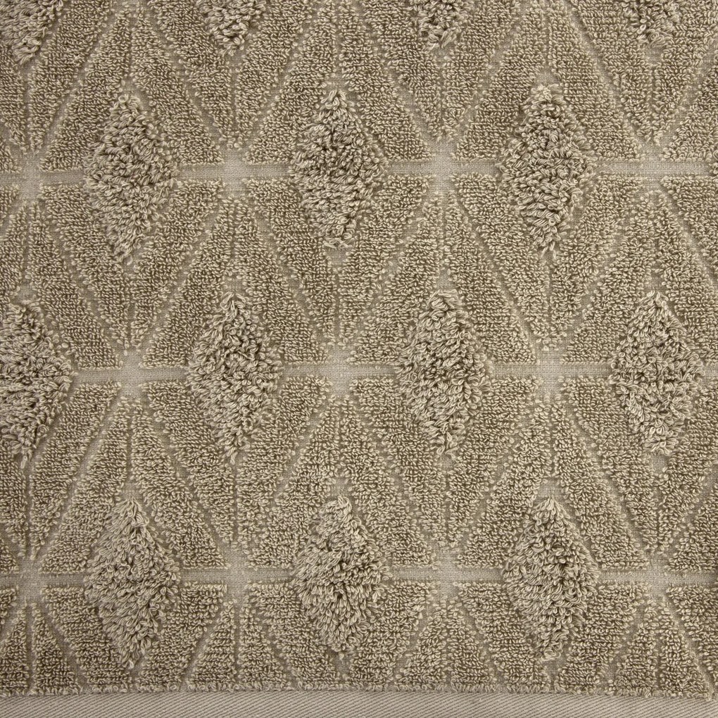 BAVLNĚNÝ RUČNÍK SENDI SADA 6KS 50X90 CM SVĚTLEHNĚDÁ