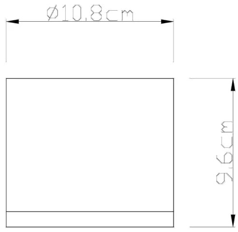 Globo 32063A - Venkovní stropní svítidlo ALCALA 1xGX53/11W/230V IP44